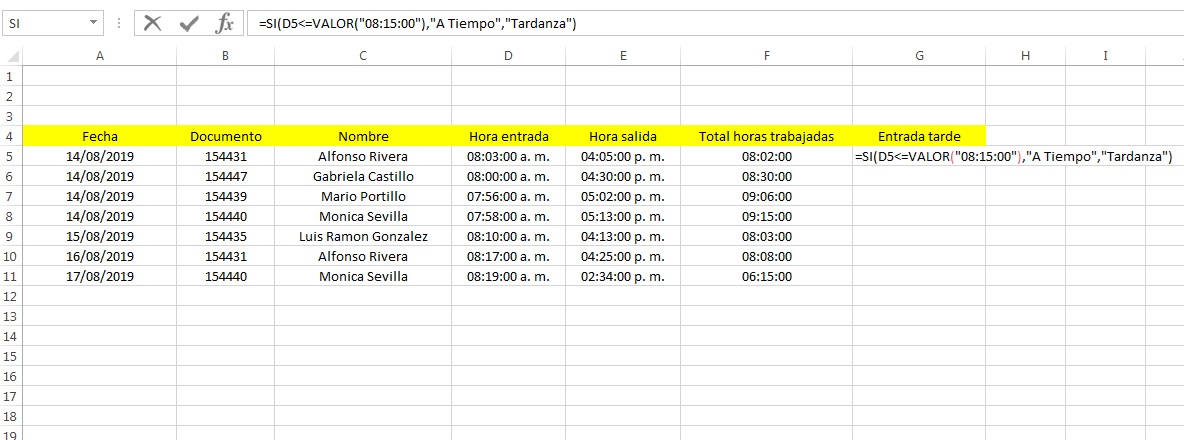 Guía completa para llevar un control de horas trabajadas en Excel